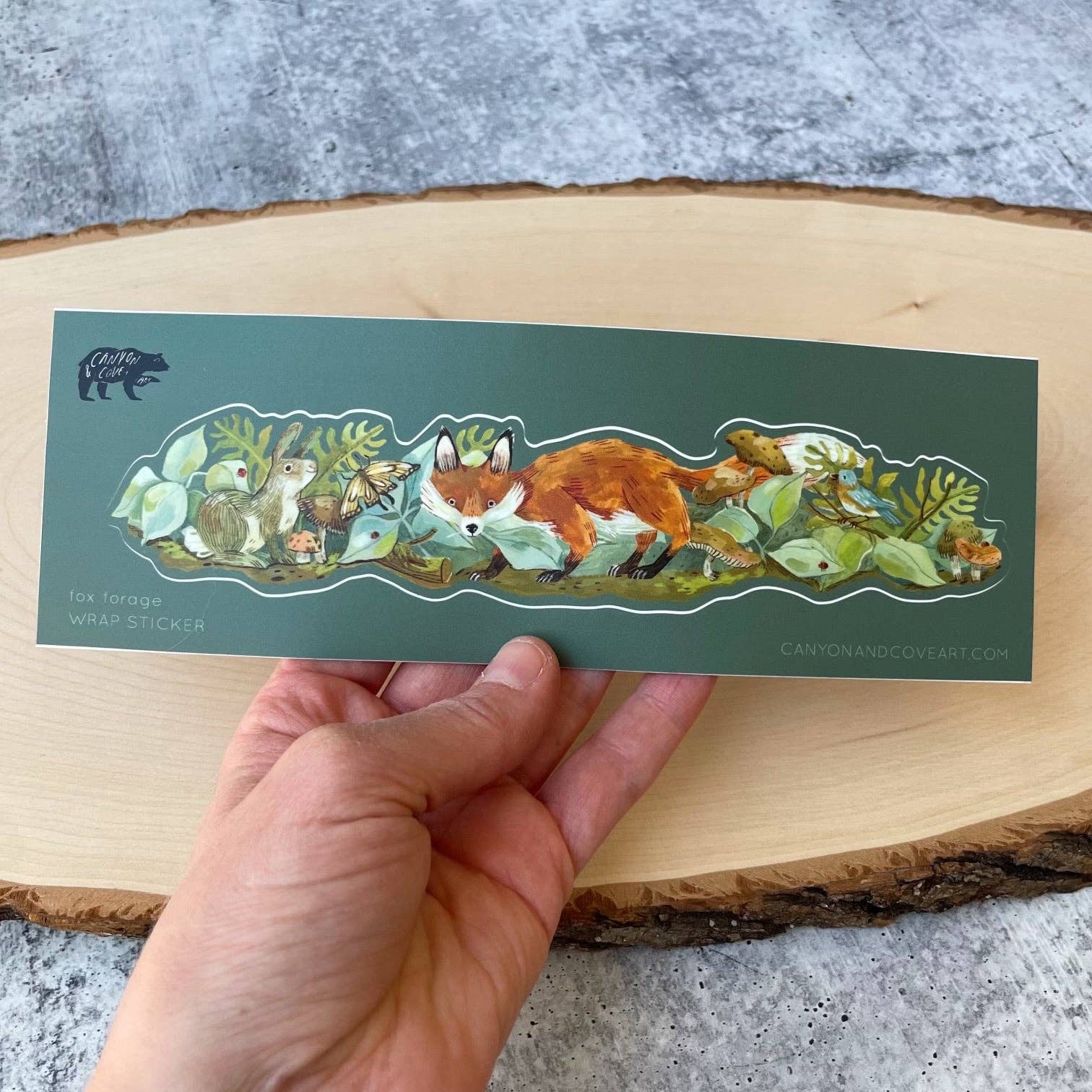 Forage Fox Wrap Sticker – Bedouin